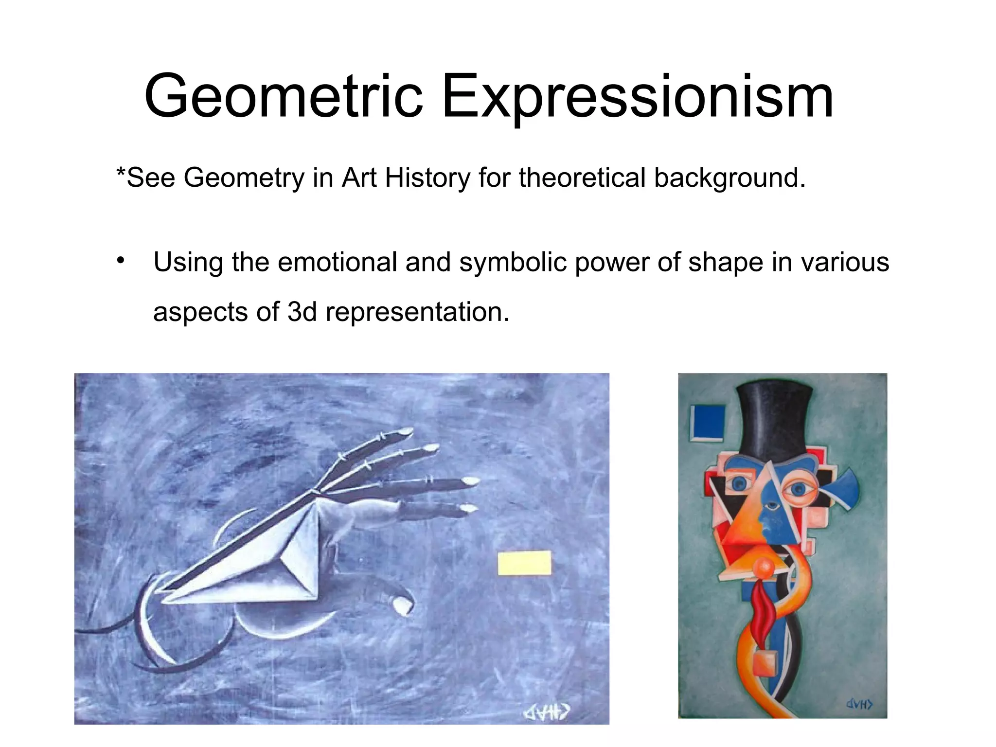 Geometric expressionism - Application | PPT | Fine Art