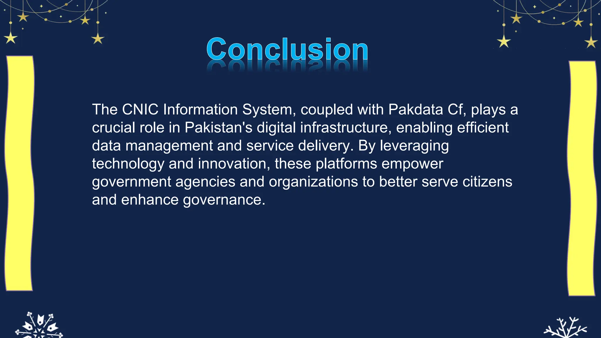 CNIC Information System with Pakdata Cf In Pakistan | PPTX