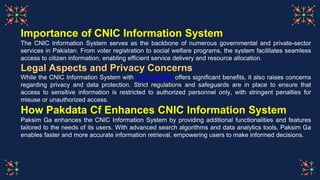 CNIC Information System with Pakdata Cf In Pakistan | PPTX