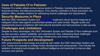 CNIC Information System with Pakdata Cf In Pakistan | PPTX