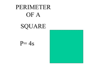 Geometric formulas (math)