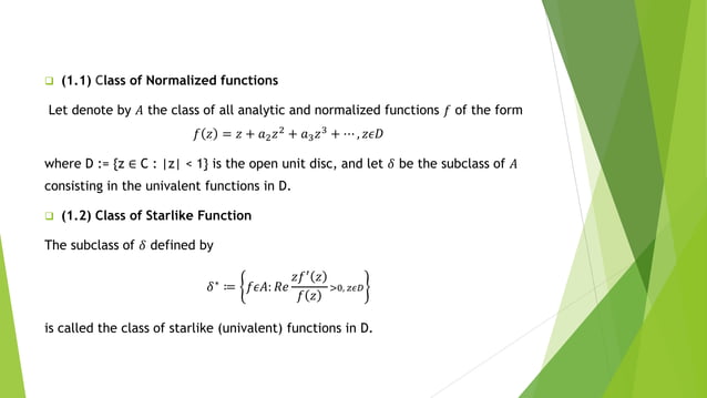 Geometric Function Theory ................................. | PPT ...