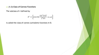 Geometric Function Theory ................................. | PPTX
