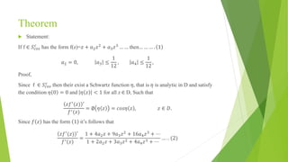 Geometric Function Theory ................................. | PPTX