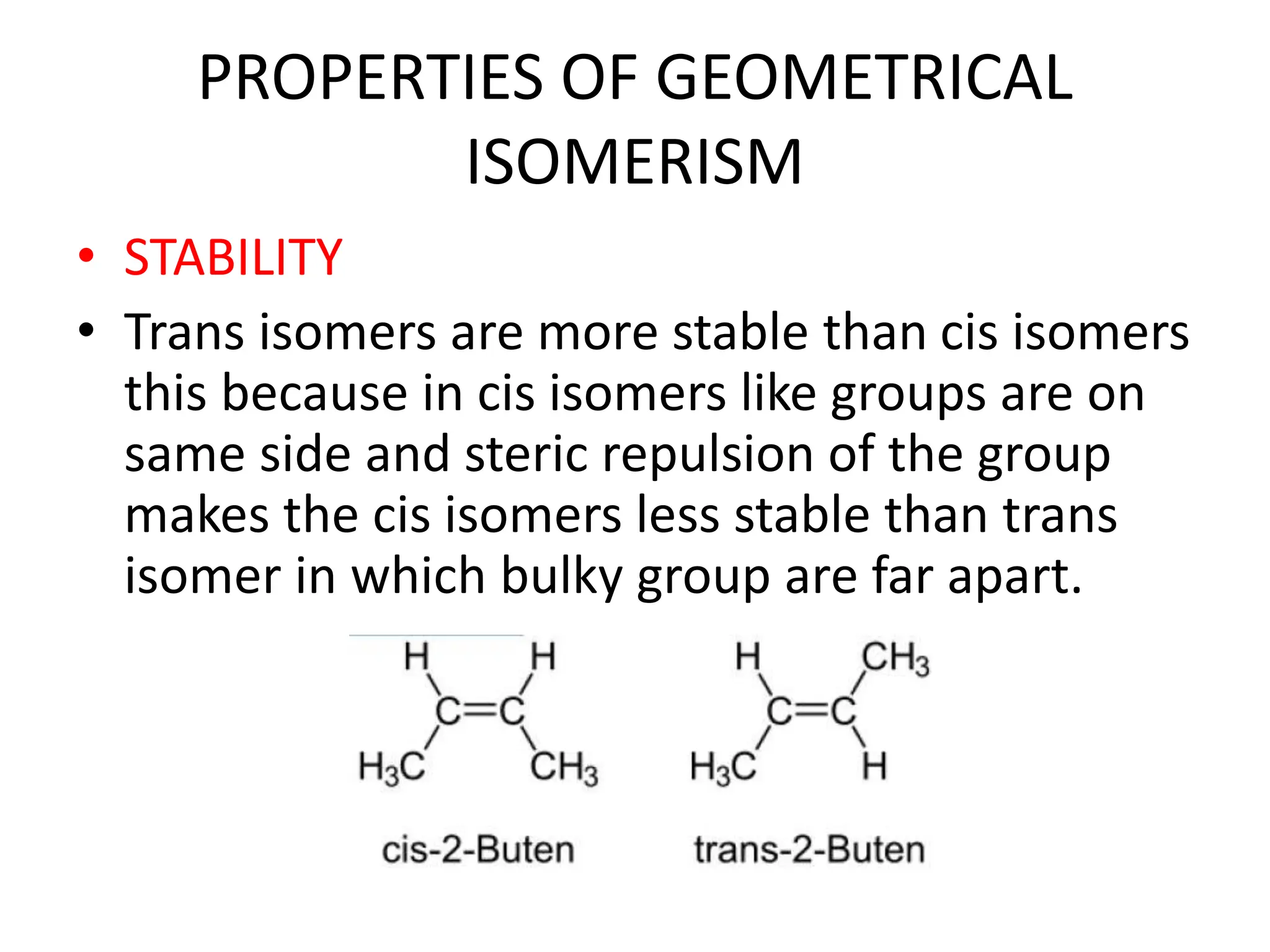 Geometric isomerism.pptx organic chemistry | PPTX