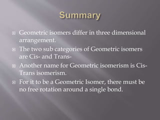 Geometric Isomers | PPT