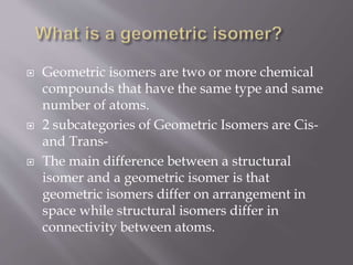 Geometric Isomers | PPT