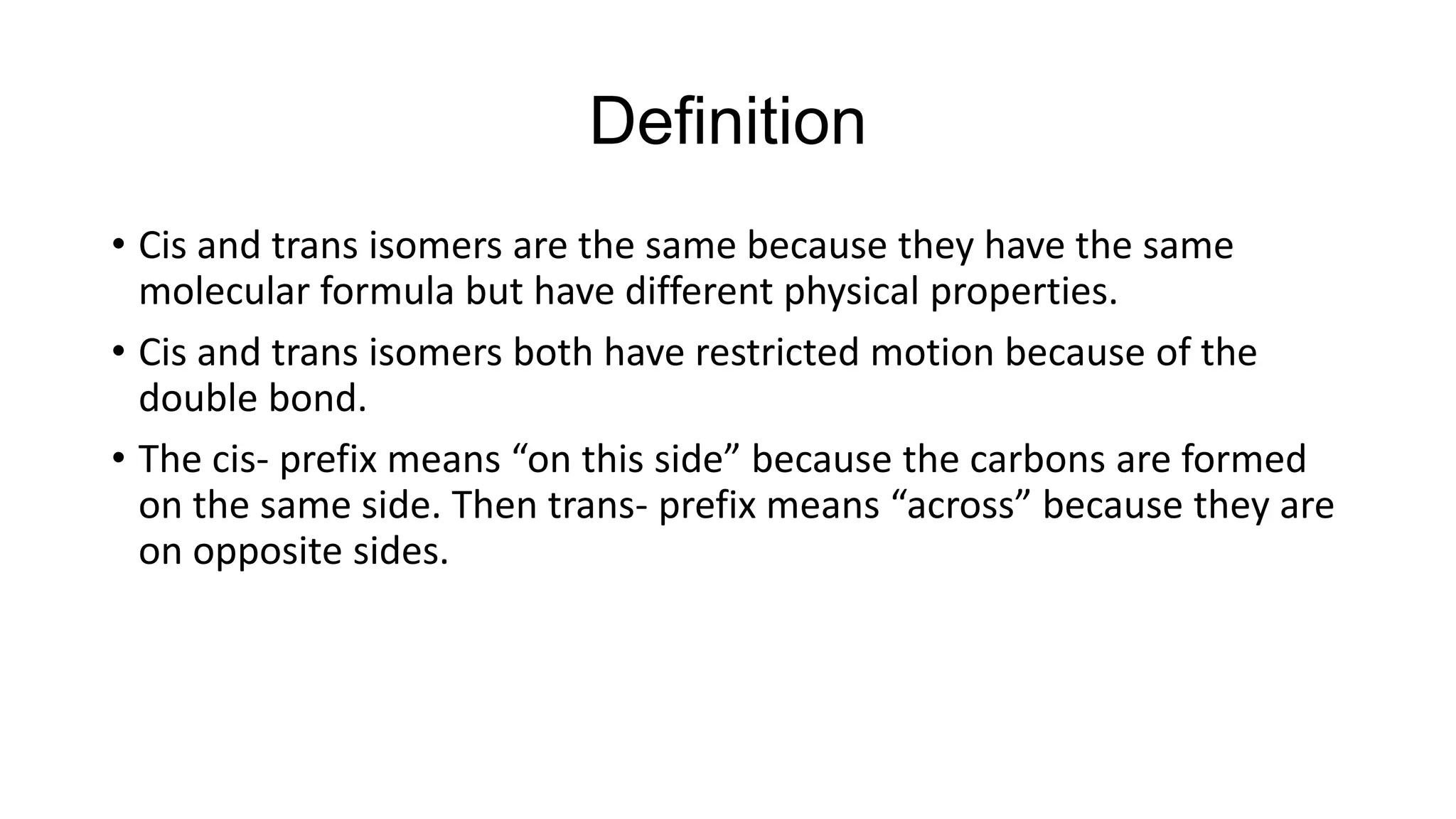 Geometric isomers cis 2 butene | PPTX