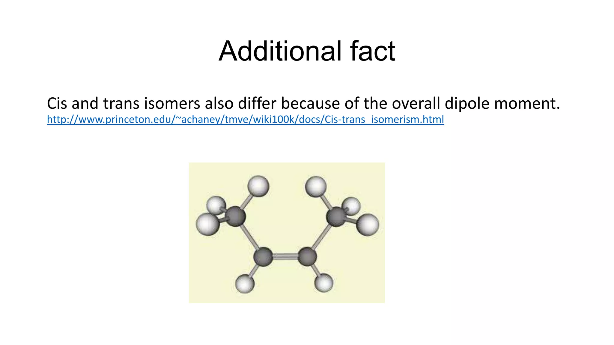 Geometric isomers cis 2 butene | PPT