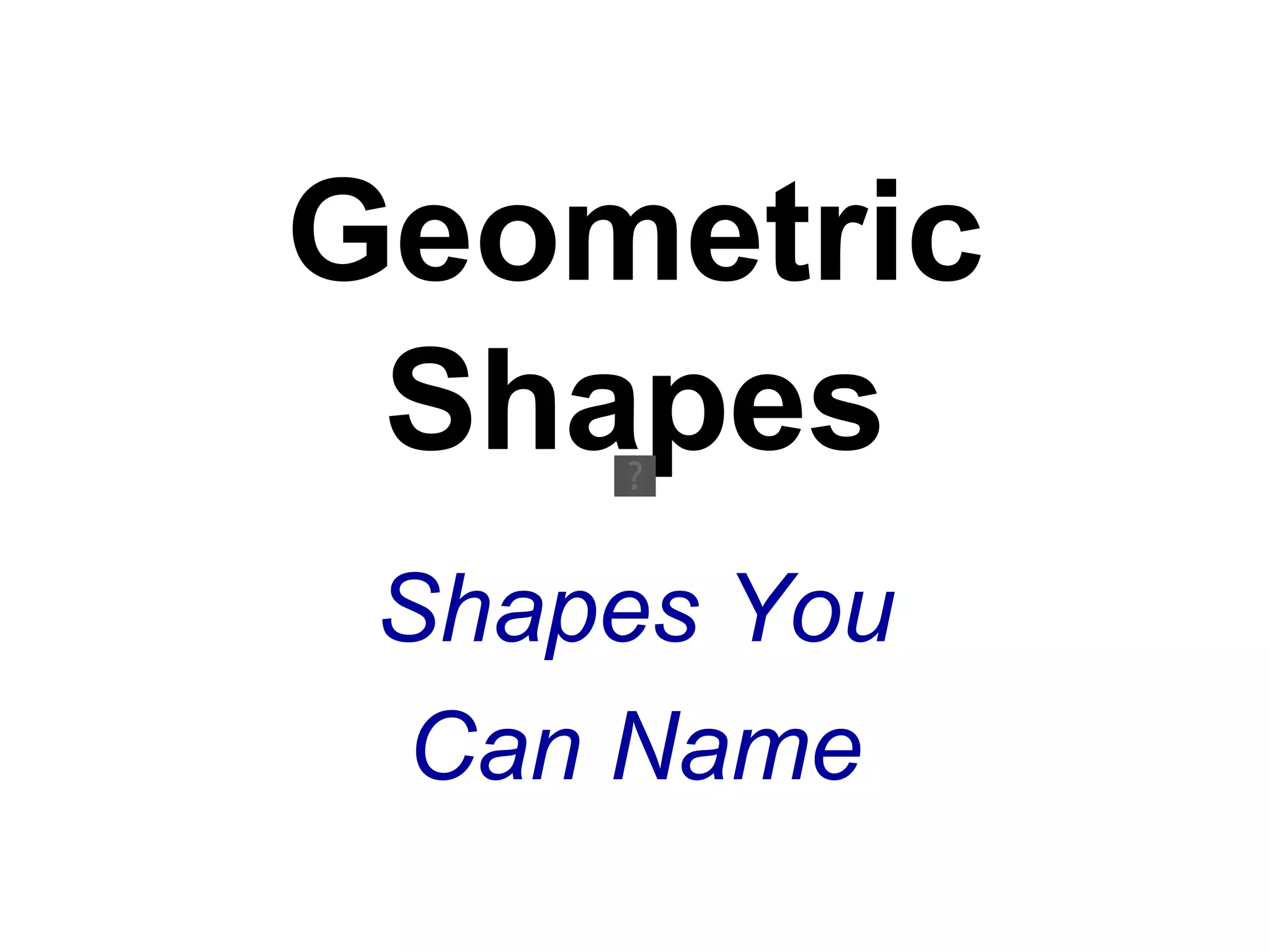 Geometric Man | PPT