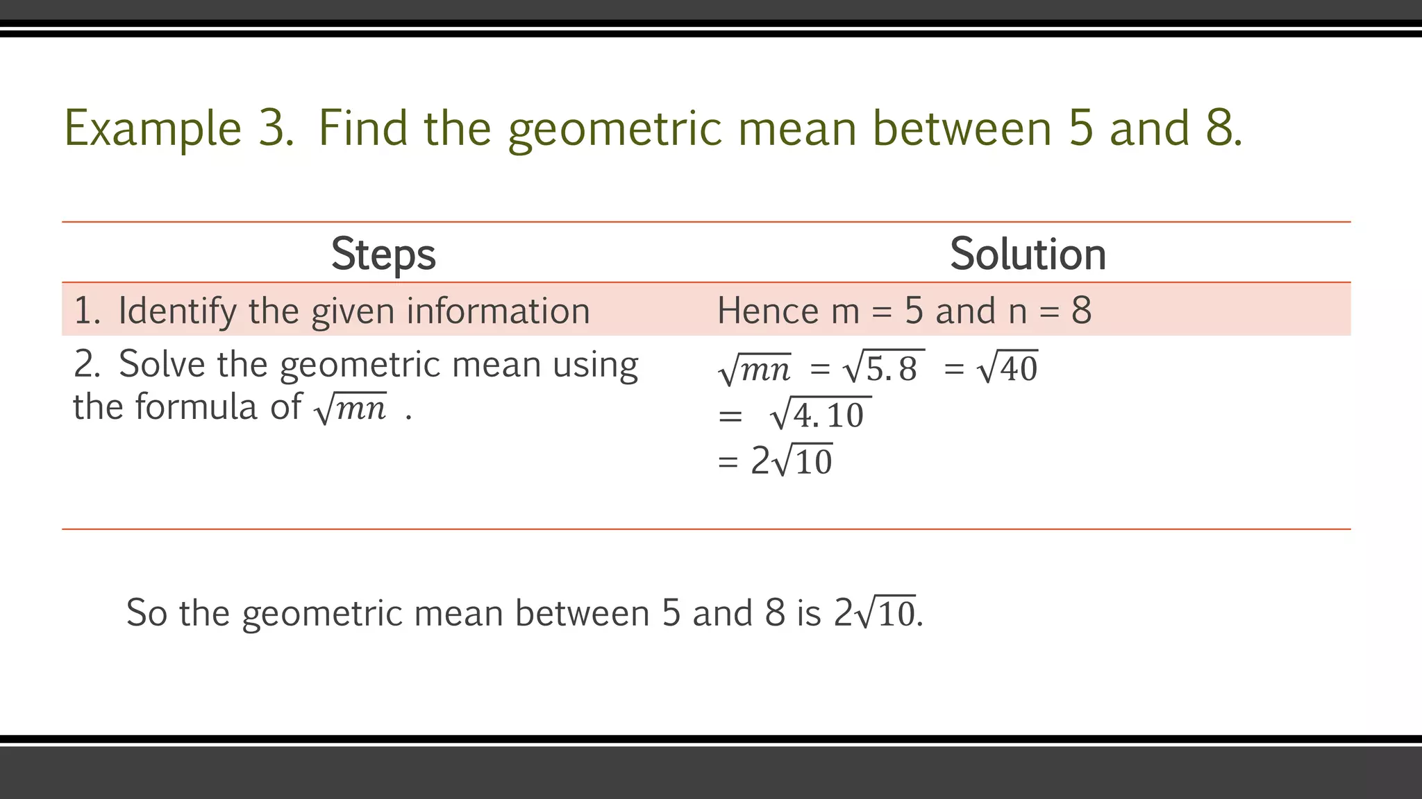 Geometric mean | PPTX