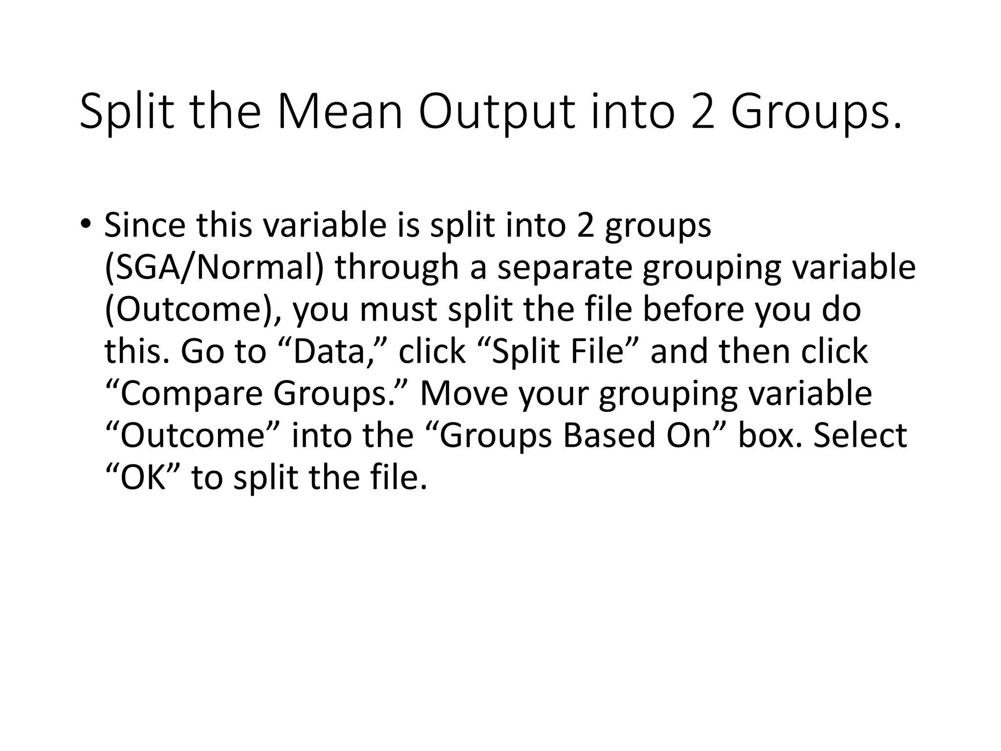How To Calculate Geometric Mean Using SPSS | PDF