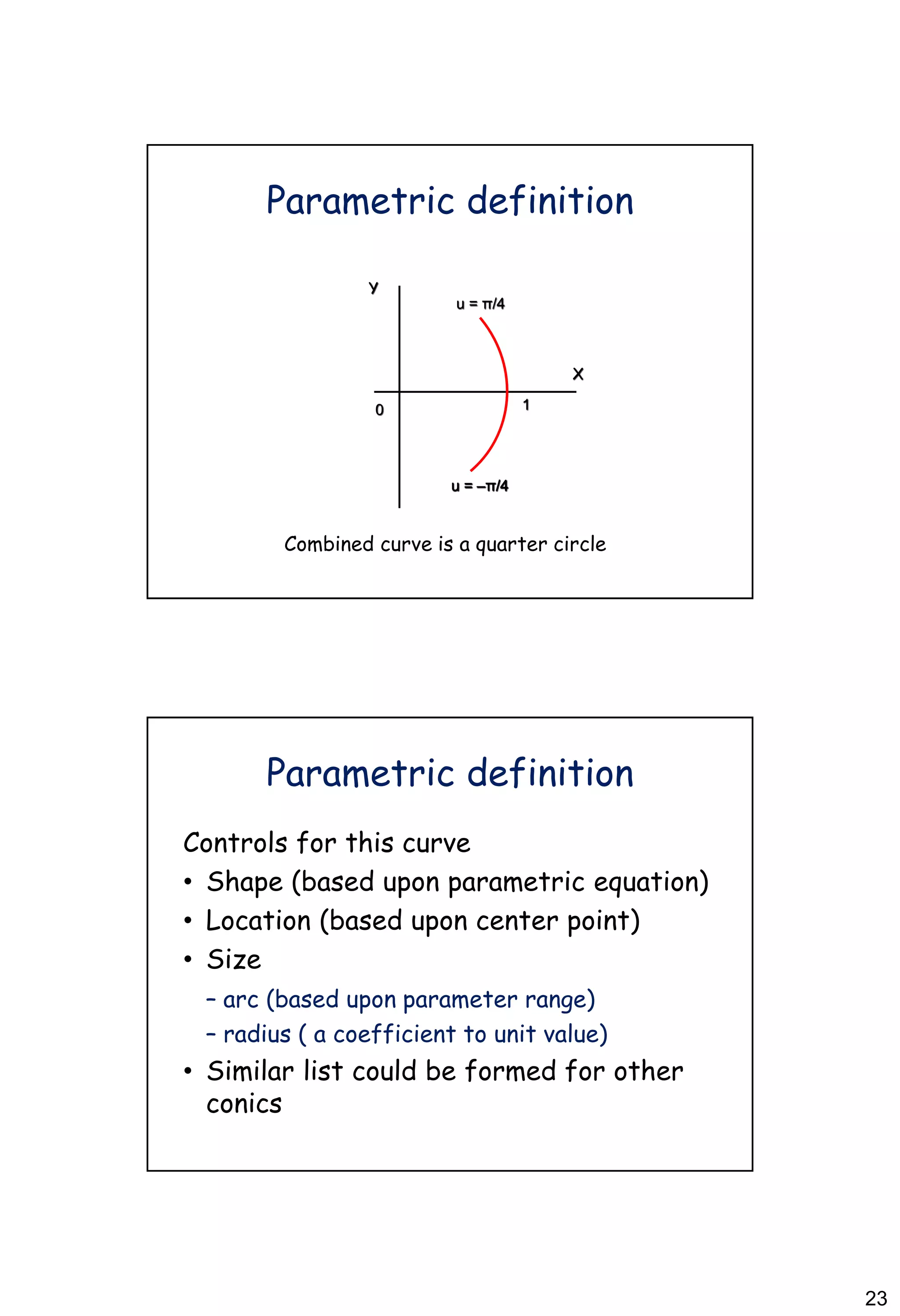 Geometric model & curve | PDF
