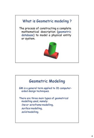 Geometric model & curve | PDF
