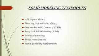 Geometric modeling | PPTX