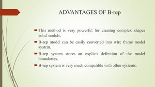 Geometric modeling | PPTX