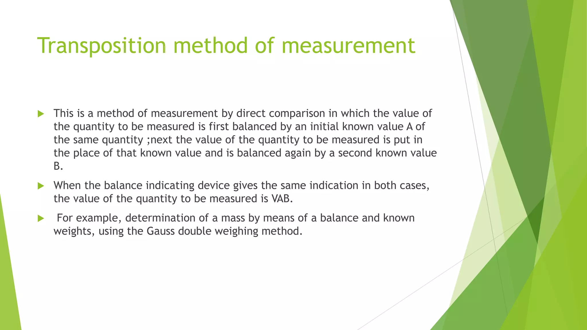 TYPES OF MEASUREMENTS | PDF