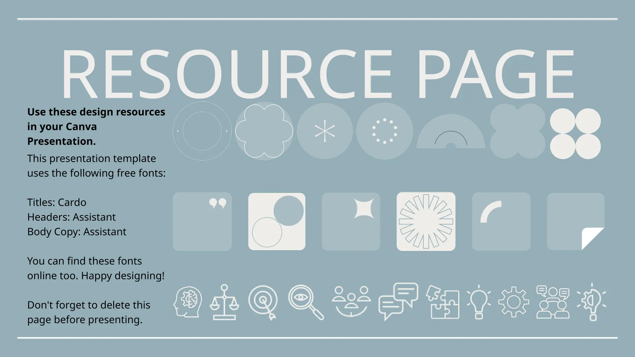 Geometric Modern Minimal Brainstorm Presentation | PPT