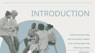 Geometric Modern Minimal Brainstorm Presentation | PPT