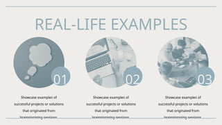 Geometric Modern Minimal Brainstorm Presentation | PPT