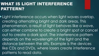Geometric of double slits and light interference pattern.pptx