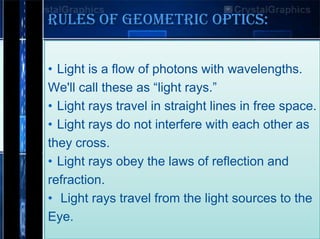 Geometric optics | PPTX