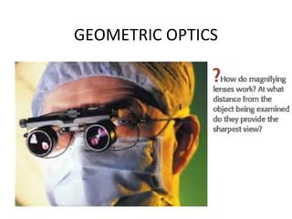 Geometric optics | PPT | 3-D Graphics | Computer Software and Applications