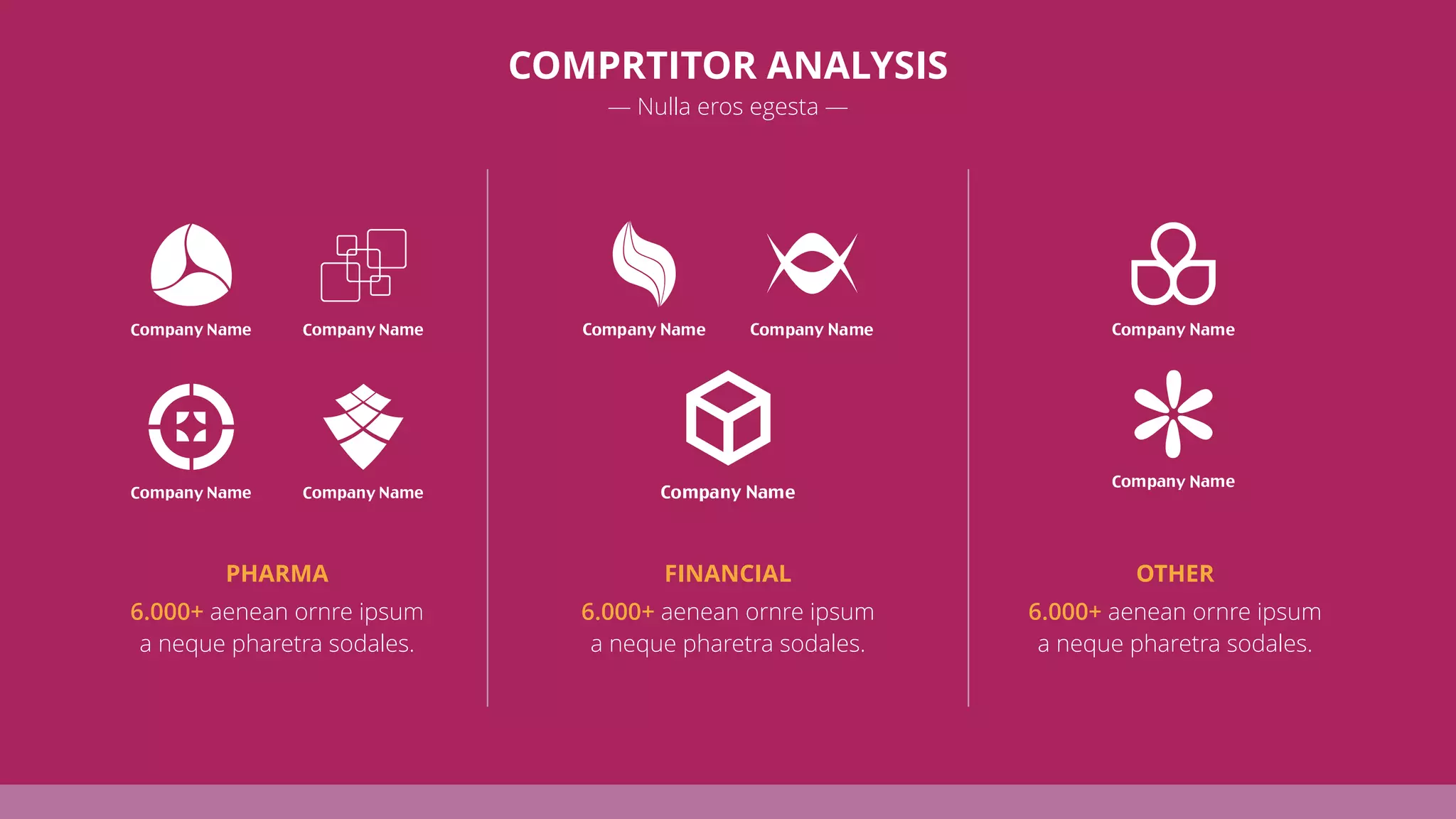 Geometric Pitch Deck Presentation Template | PPT