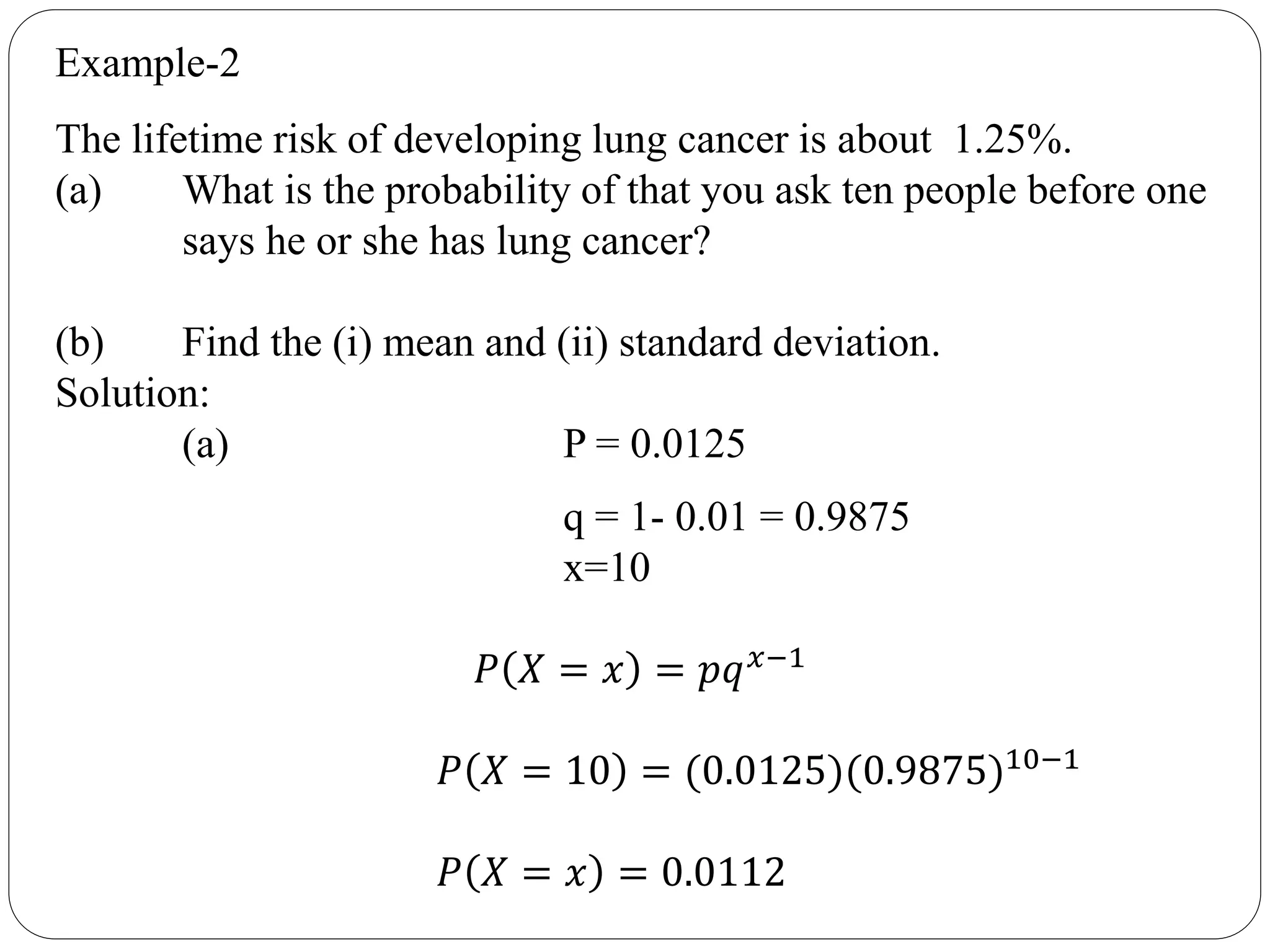 Geometric probability distribution | PPTX