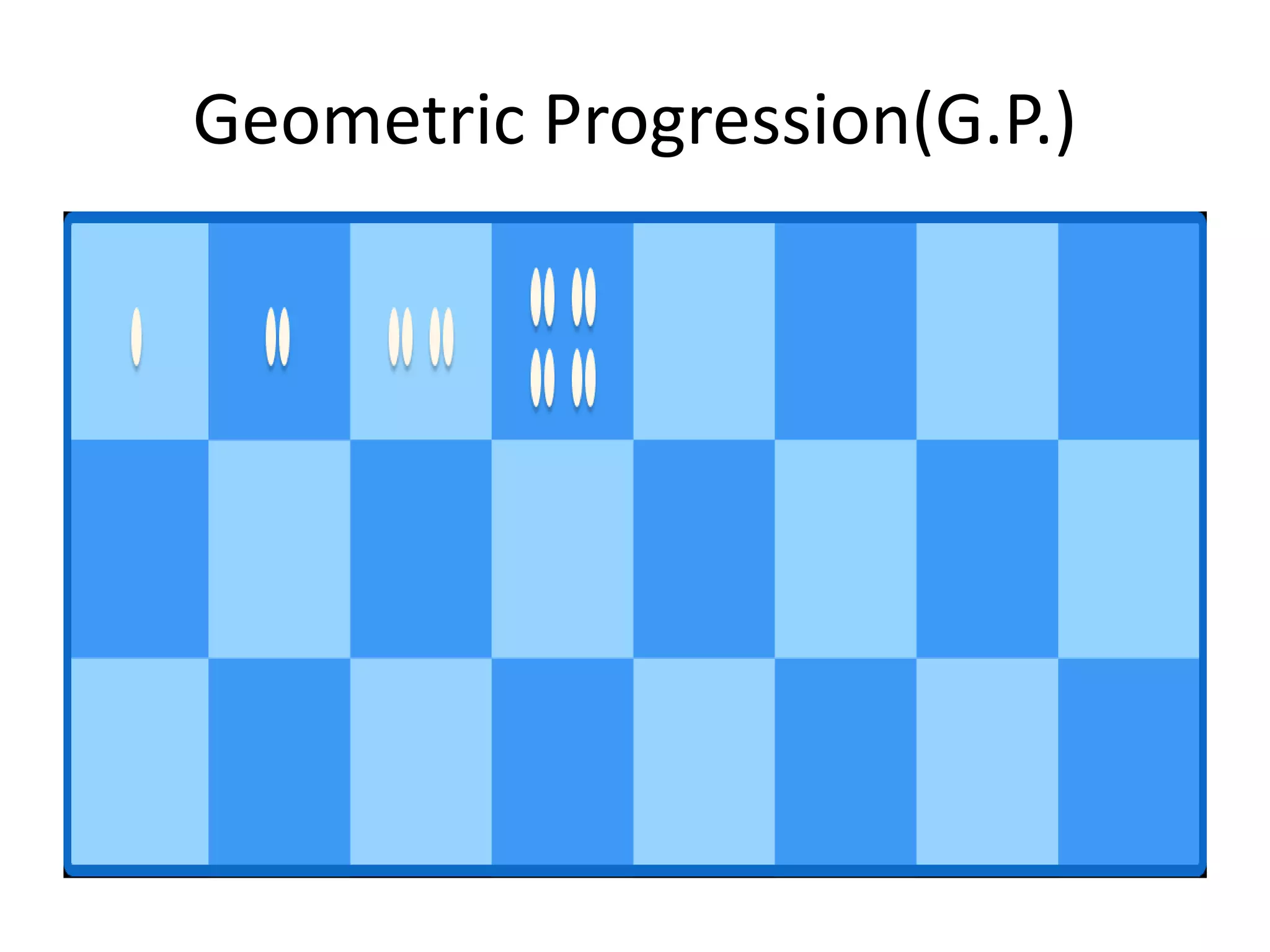 Geometric progression(g.p) | PPTX