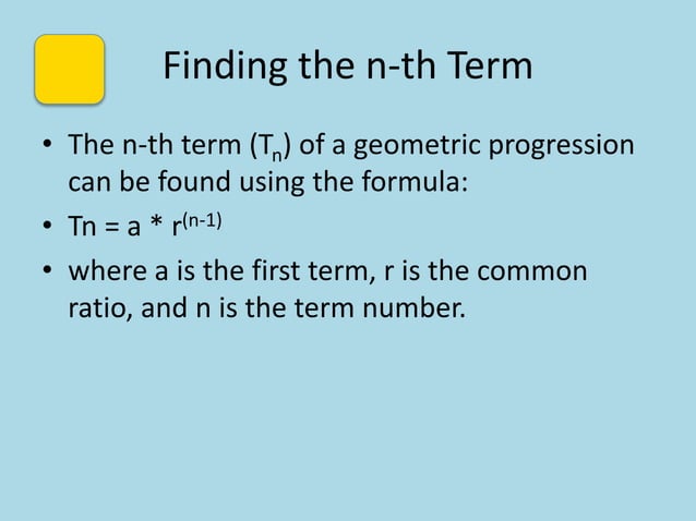 Geometric_Progression_Presentation_Colorful.pptx
