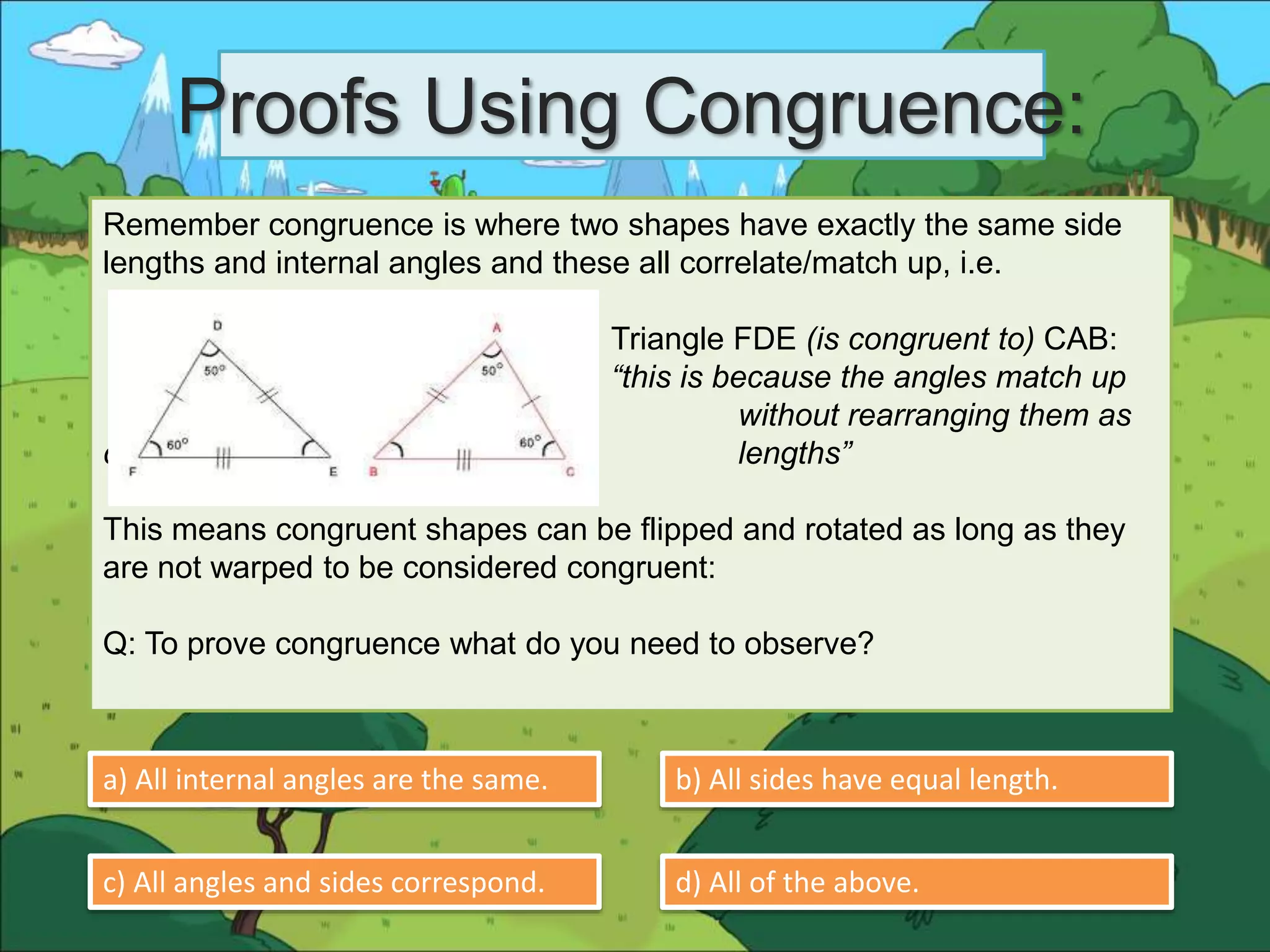 Geometric Proofs | PPTX