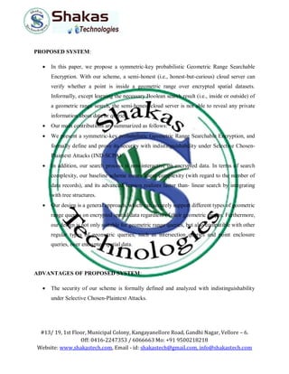 Geometric range search on encrypted spatial data | PDF