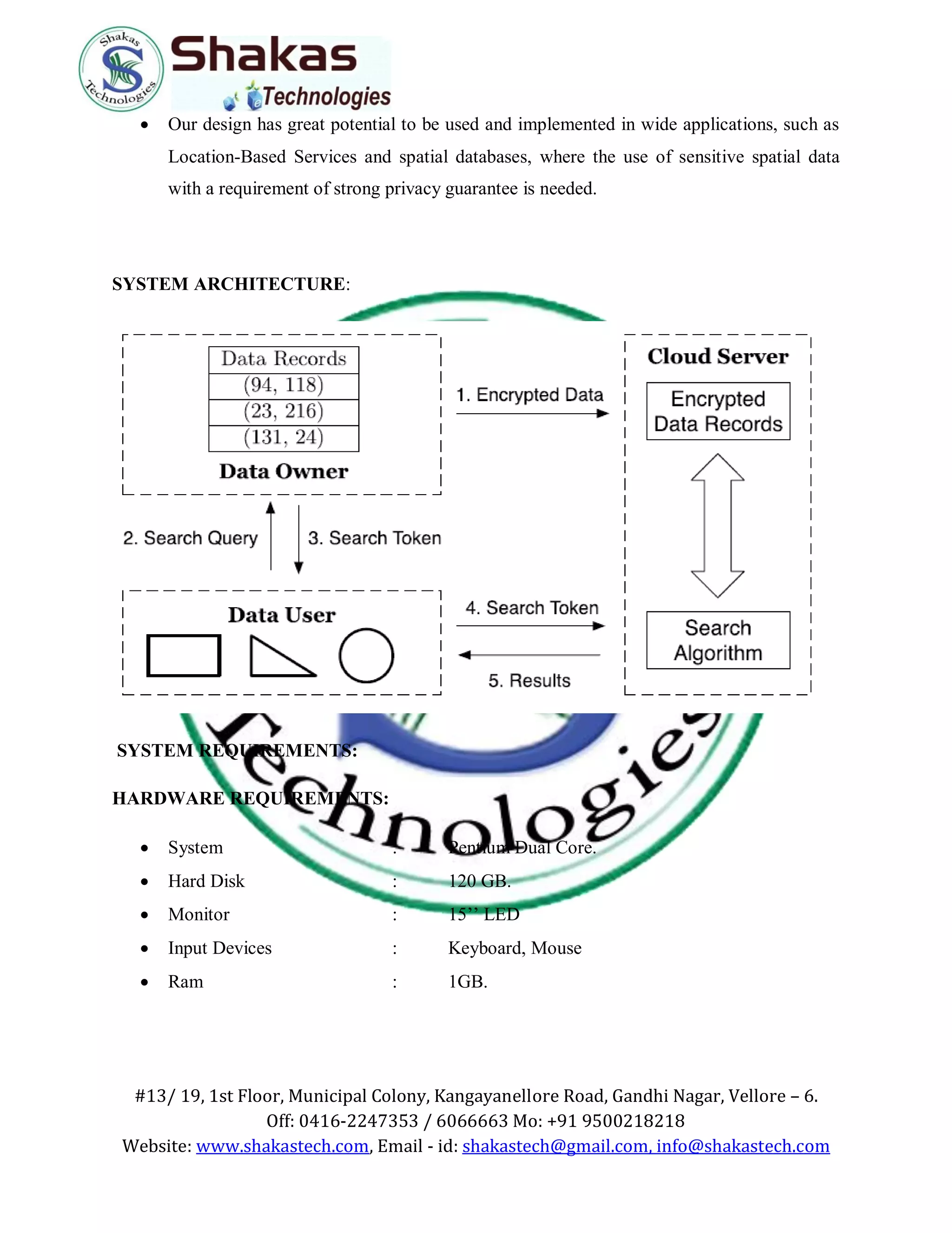 Geometric Range Search On Encrypted Spatial Data Pdf