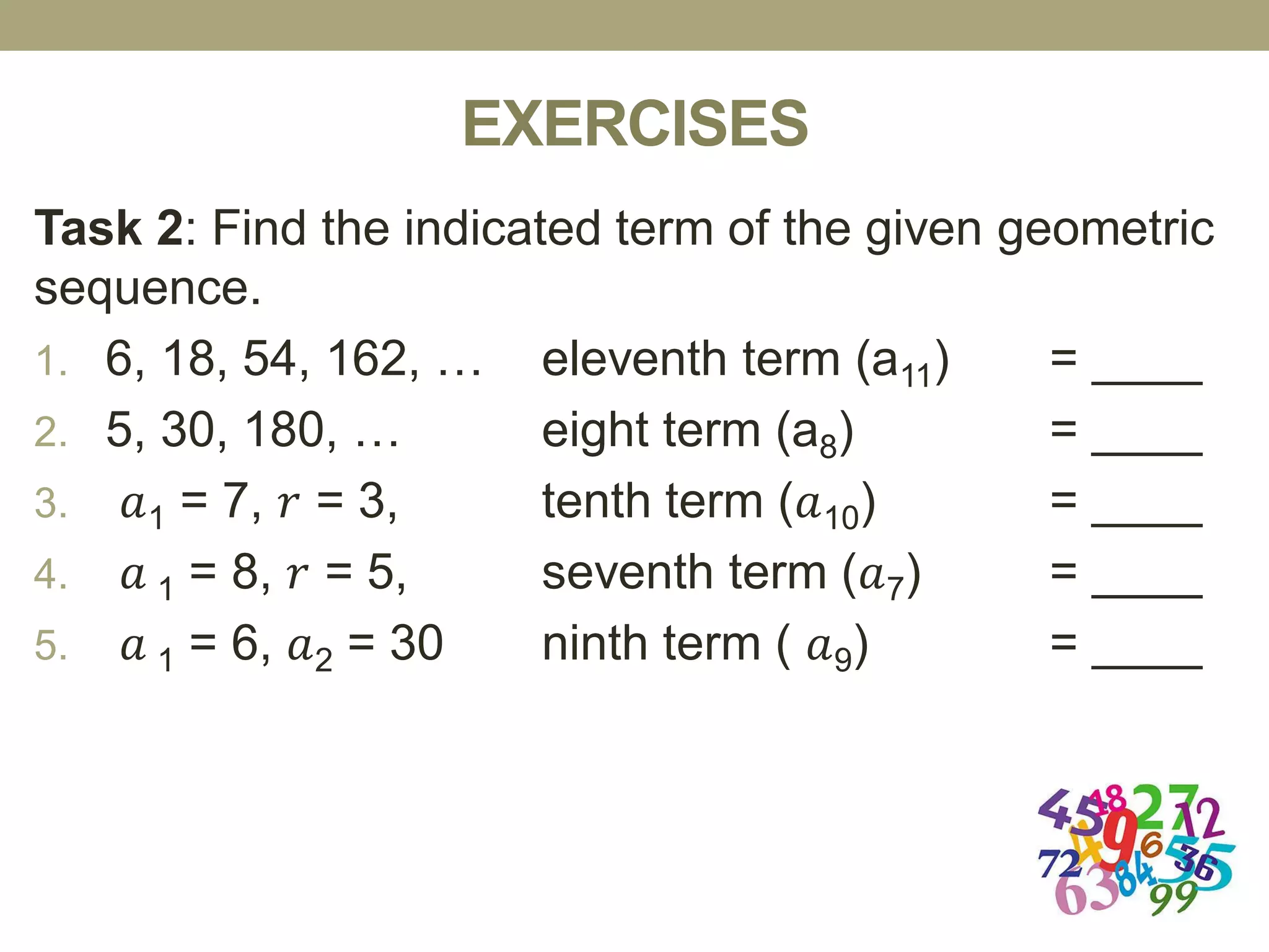Geometric Sequence | PDF