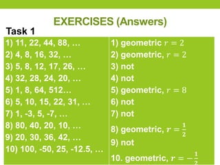 Geometric Sequence | PDF