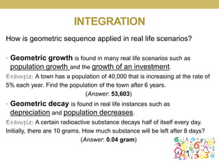 Geometric Sequence In Real Life