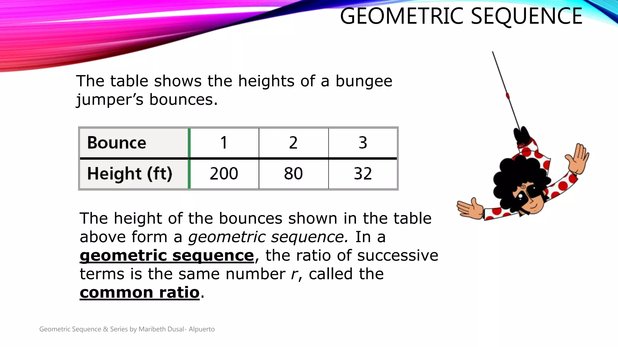Geometric sequence and Series | PPTX