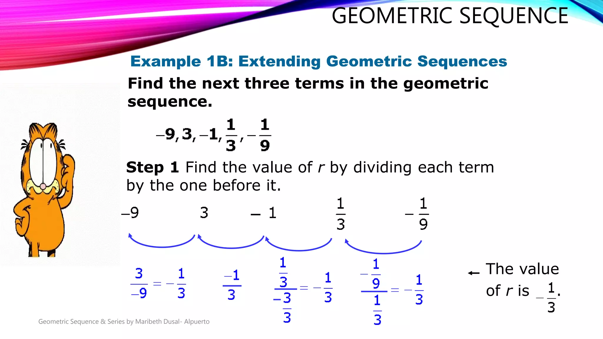 Geometric sequence and Series | PPTX
