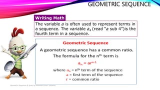 Geometric sequence and Series | PPTX