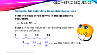 Geometric sequence and Series | PPTX