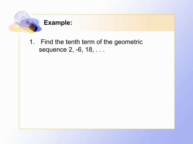 geometric sequence.pptx | Science