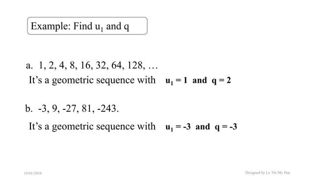 Geometric sequence 19012018 myduc_tranphu | PPT