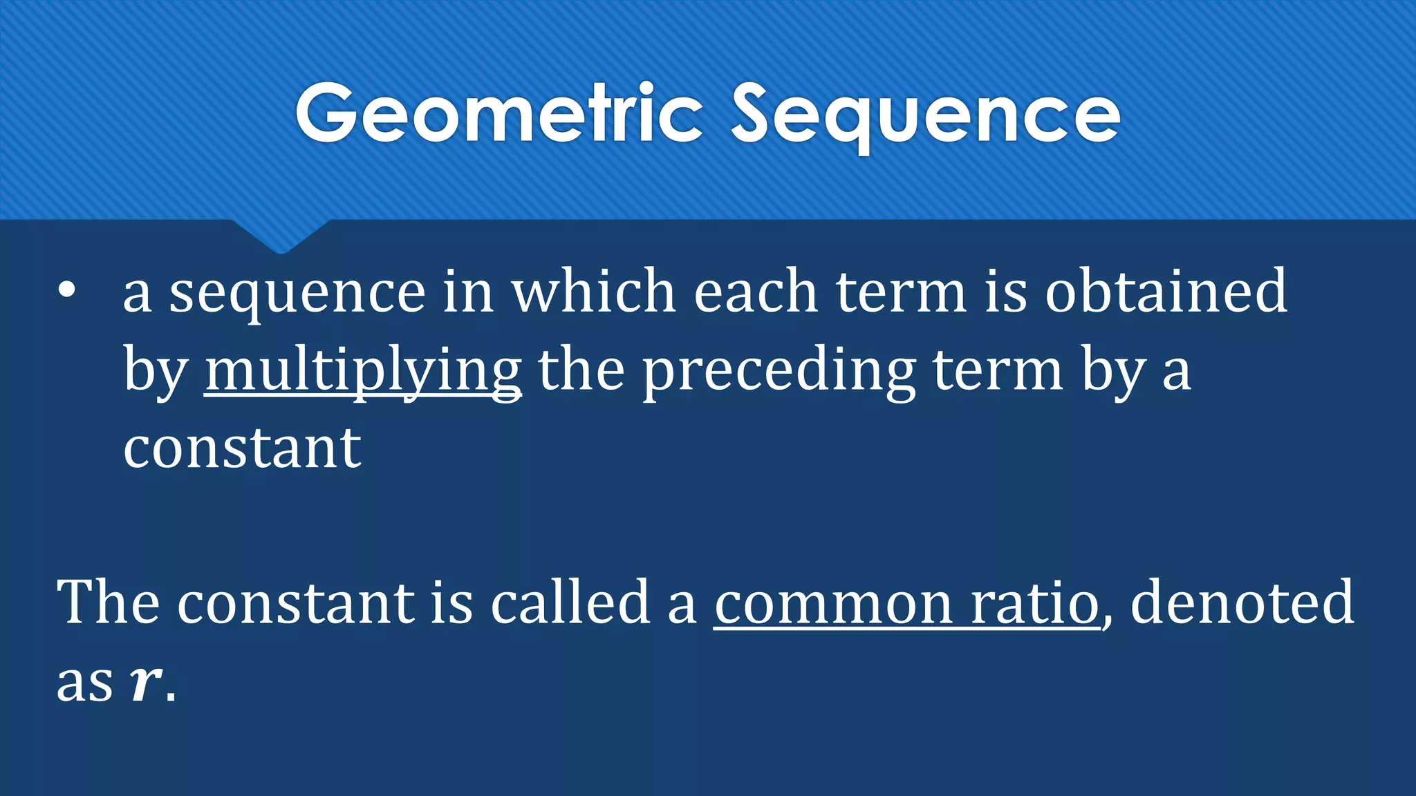 Geometric Sequence | PDF