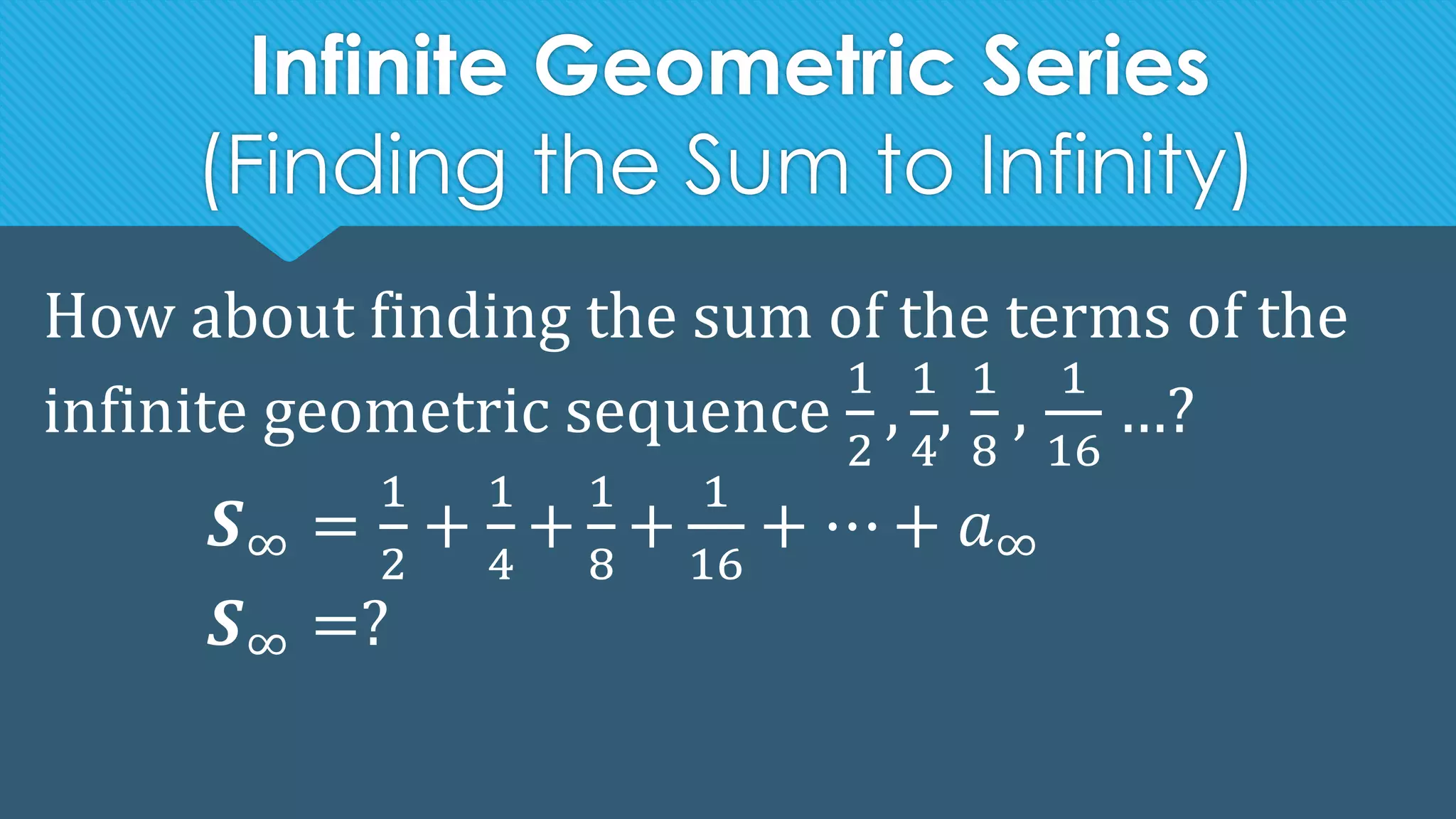 Geometric Sequence Ppt