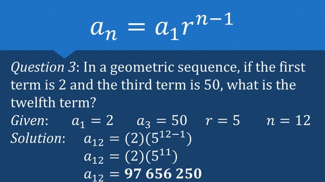 Geometric Sequence | PDF | Games and Puzzles | Hobbies & Interests