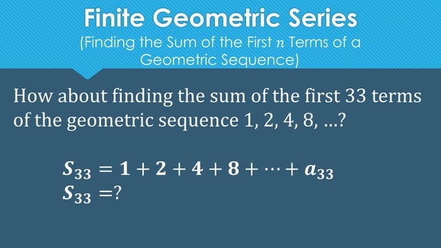 Geometric Sequence | PDF | Games and Puzzles | Hobbies & Interests
