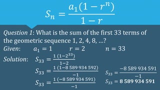 Geometric Sequence | PDF