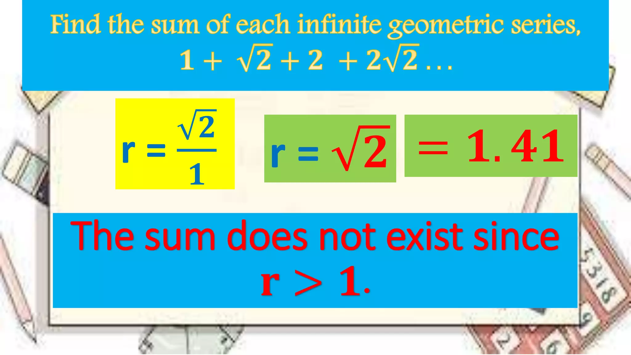 Geometric sequence and series 10 | PPTX