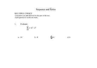 Geometric Sequence Answers | PDF